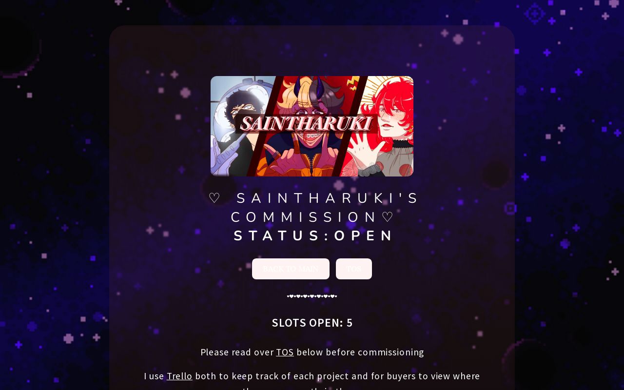 Haru's Commission Sheet